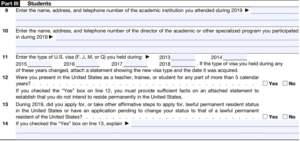 Form 8843 Filing Instructions | International Student & Scholar Services | Georgetown University